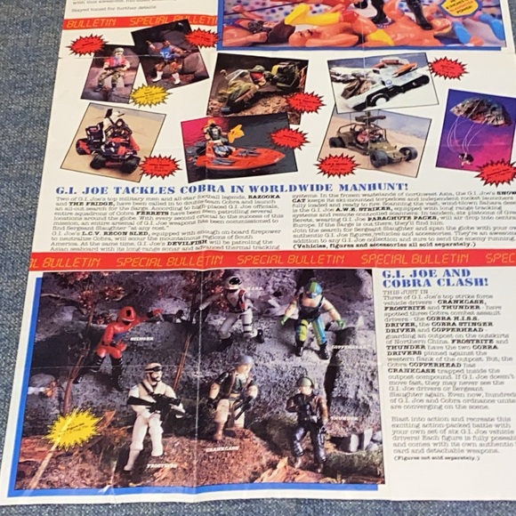 Vintage | Other | Classic 98s Gi Joe Mail In Advertisement Foldout ...